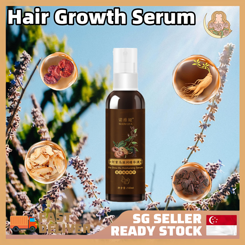 Hair Growth Serum 100ml Polygonum Black Hair Hair Treatment Hair Care ...
