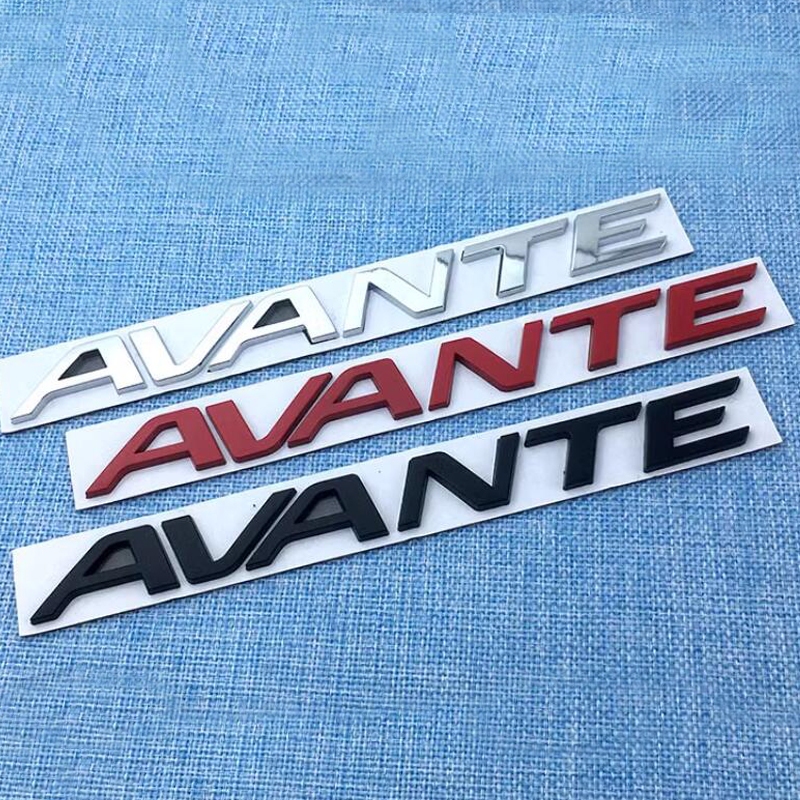 1 x Metal AVANTE Logo Car Auto Rear Emblem Badge Sticker Decal ...