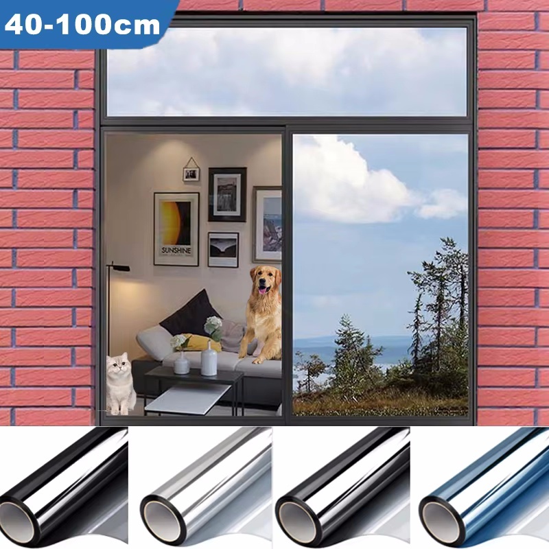 Window Privacy Tint Film One Way Mirror Vinyl Anti Look House For Home ...