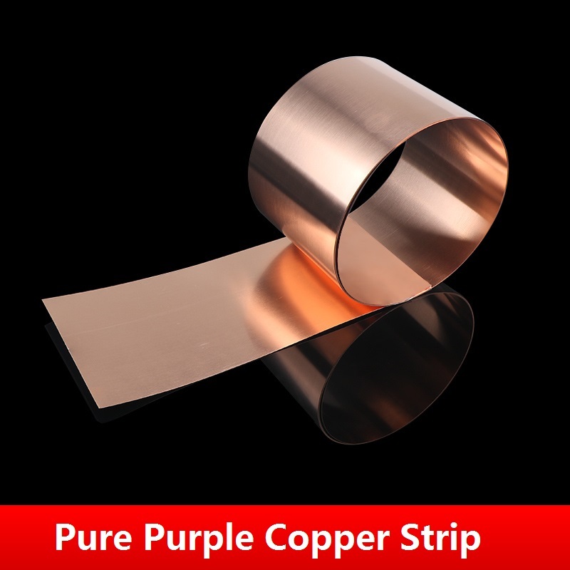 Copper Strip Pure Copper Foil Red Copper Skin Grounding Copper Strip ...