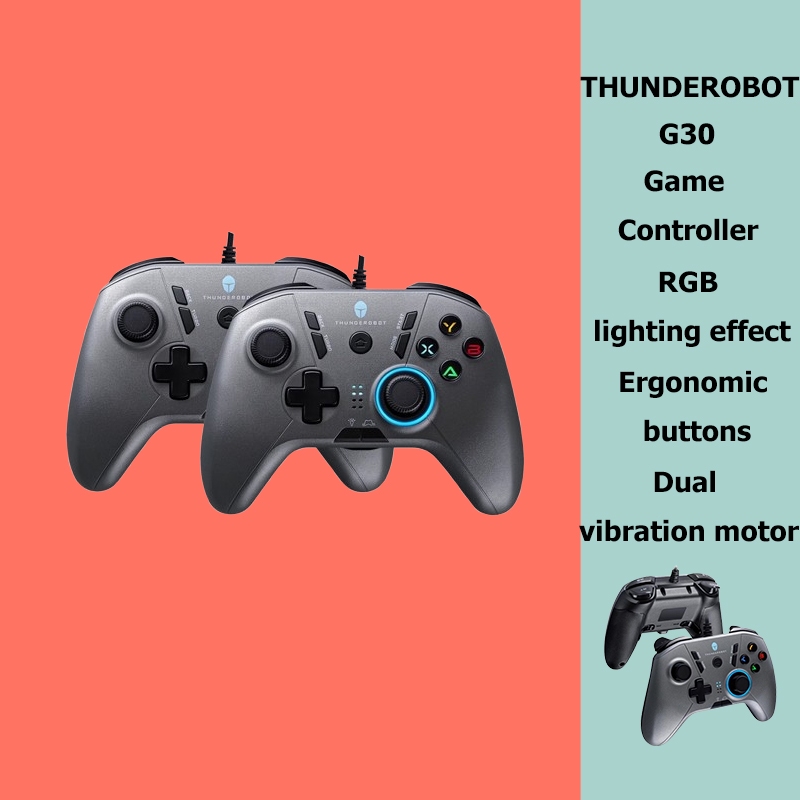 Thunderobot G30 Three-Mode Wireless Game Handle Native Six Axis Body ...