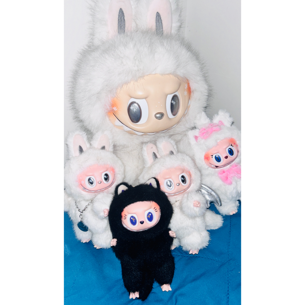 labubu diy 17cm keychain zimomo mini zimomo angel in cloud diy keychain ...