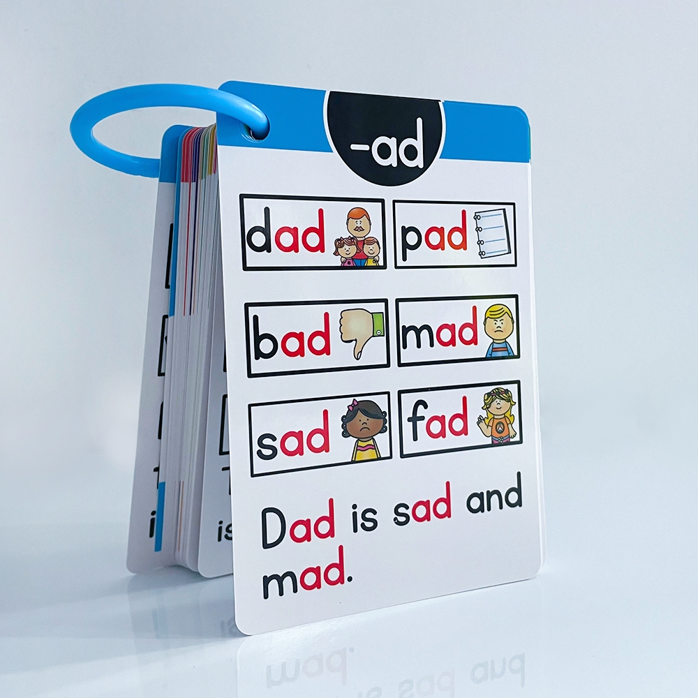 64 Cards I Can Read English Phonics Flashcards ,107 Groups CVC Phonics ...