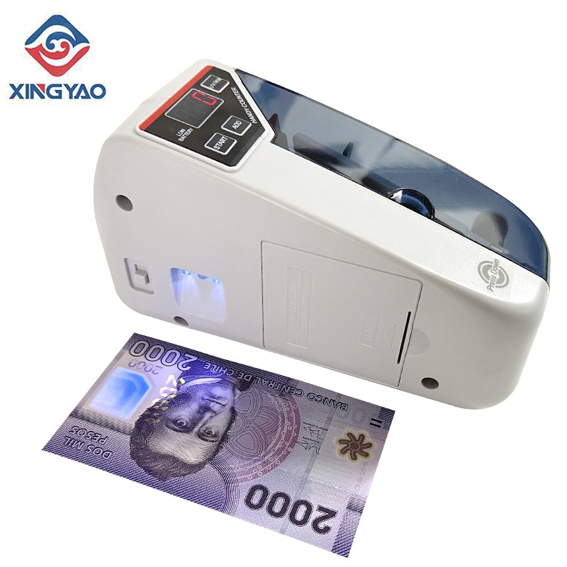 XINGYAO UV Light V30 Mini Portable Bill Counter Use Battery/Plug Handy ...