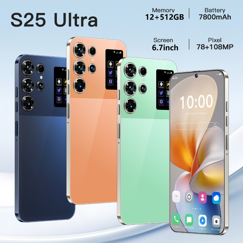 S25 NEW 4G/5G Smartphones 6.7inch Ultra Clear Screen Memory 12GB RAM+ ...