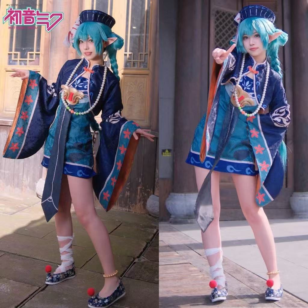 Anime Miku Zombie Cosplay Costume Little Devil Lolita Dress Vampire ...