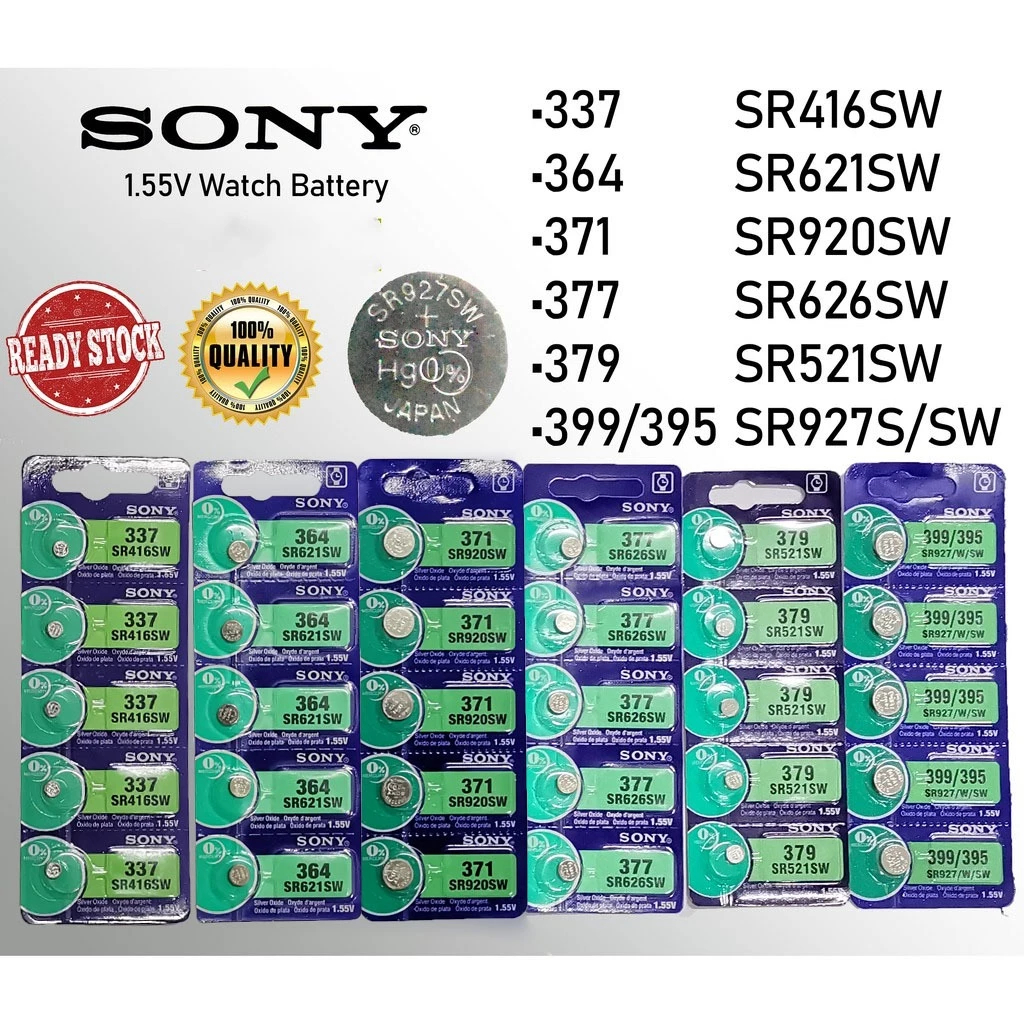 Wholesale Japan SONY • 337 SR416SW • 364 SR621SW • 371 SR920SW • 377 ...