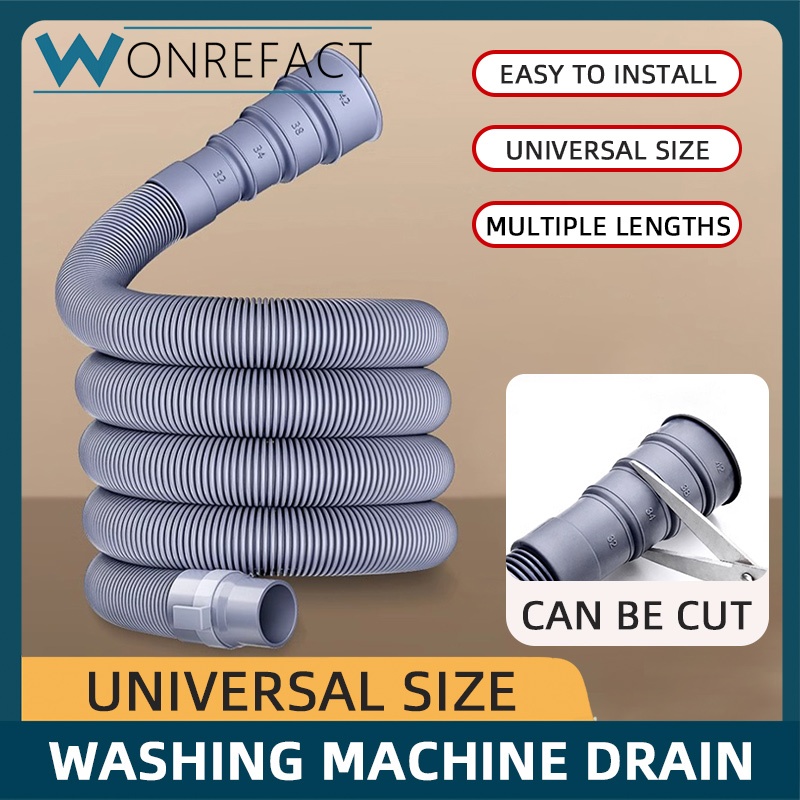 Universal Washing Machine Outlet Drain Hose Extension Thick Hose Pipe ...