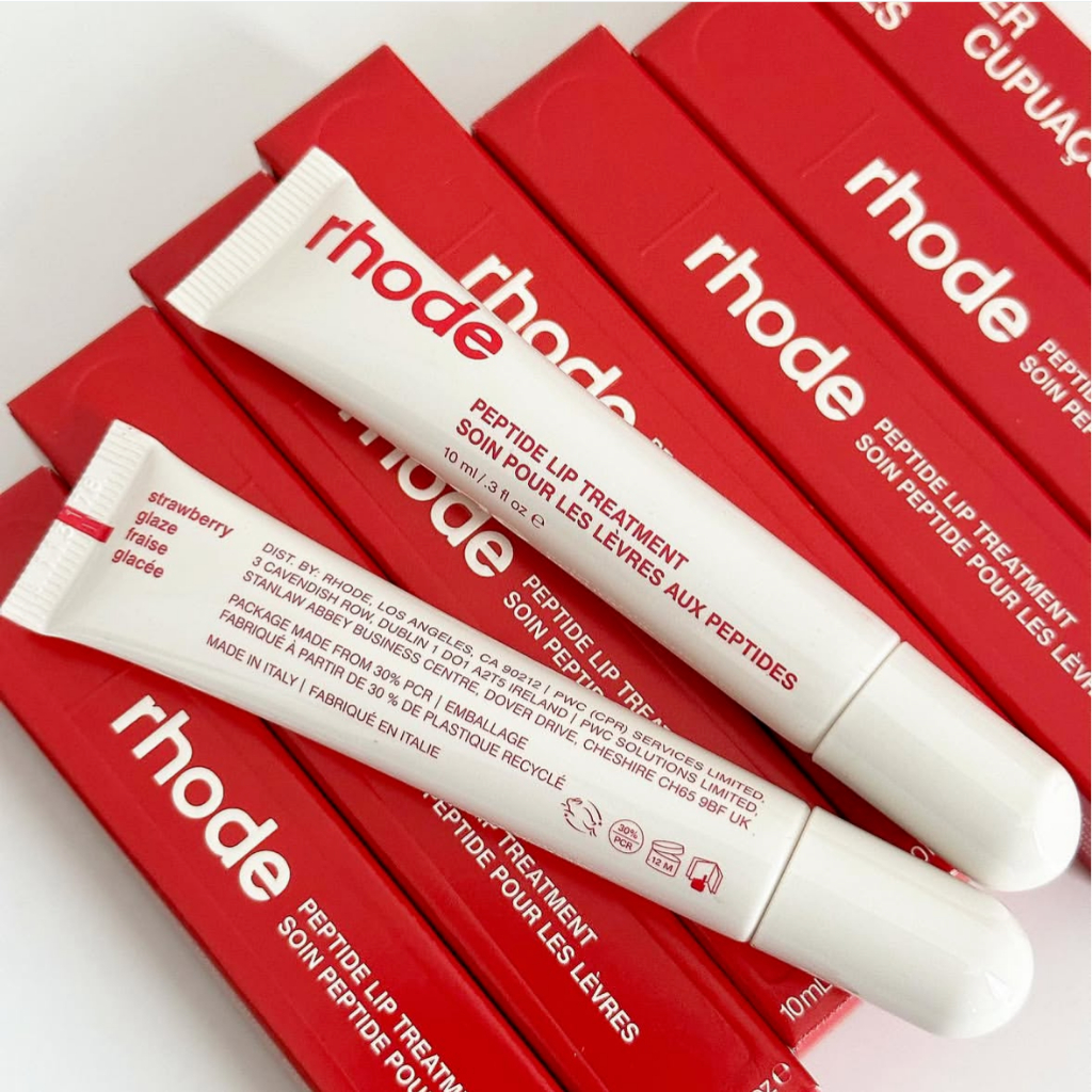 Rhode Peptide Lip Tint Strawberry Lip Balm | Shopee Singapore