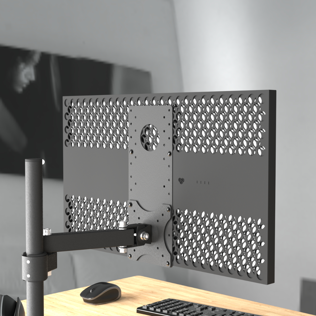 Adjust screen Up and Down or Left Right with monitor support by a borad ...