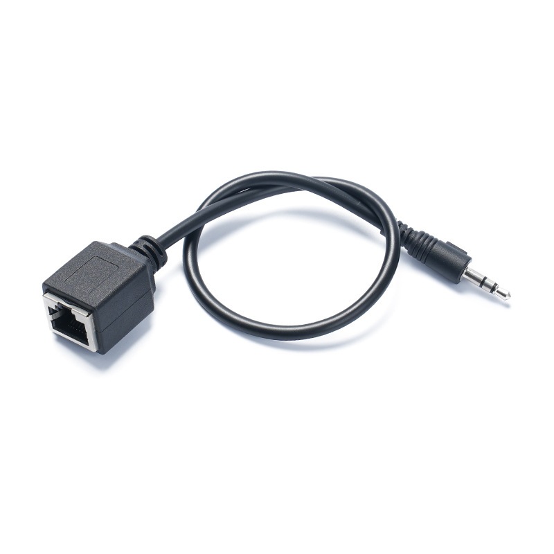 3.5mm 1/8" Stereo Male Plug to RJ45 Female Extender Over Cat5/Cat6 ...