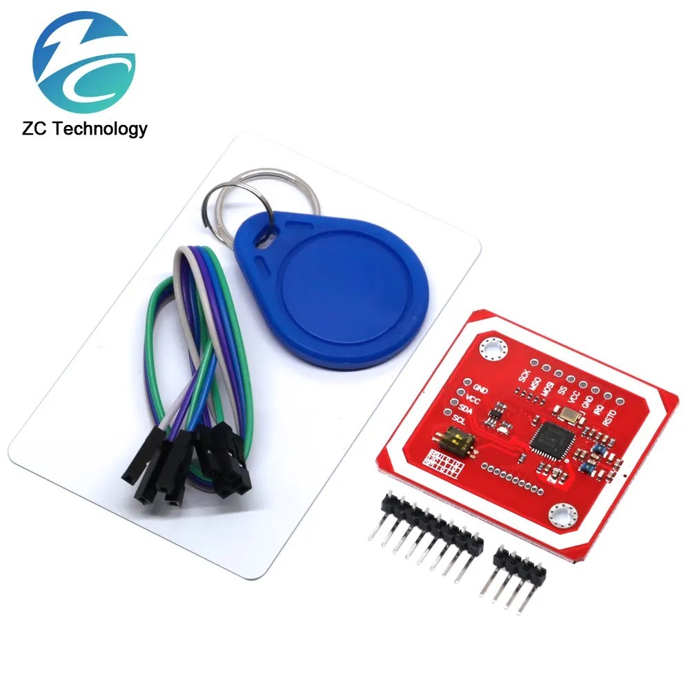 1set Pn532 Nfc Rfid Wireless Module V3 User Kits Reader Writer Mode Ic S50 Card Pcb Attenna I2c 