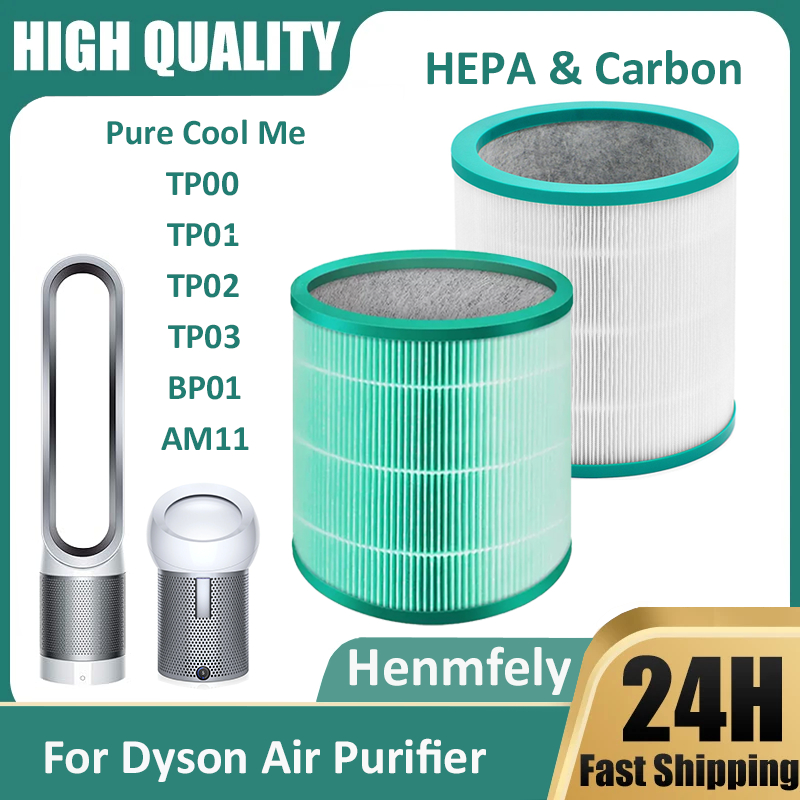 360° Glass HEPA Filter Replacement Compatible with Dyson TP00 TP01 TP02 ...