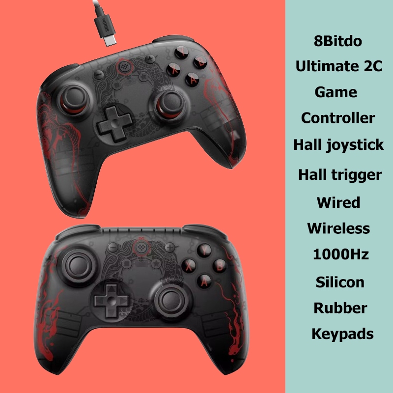 8BitDo Ultimate 2C Wireless Gaming Controller for PC, Windows 10, 11 ...