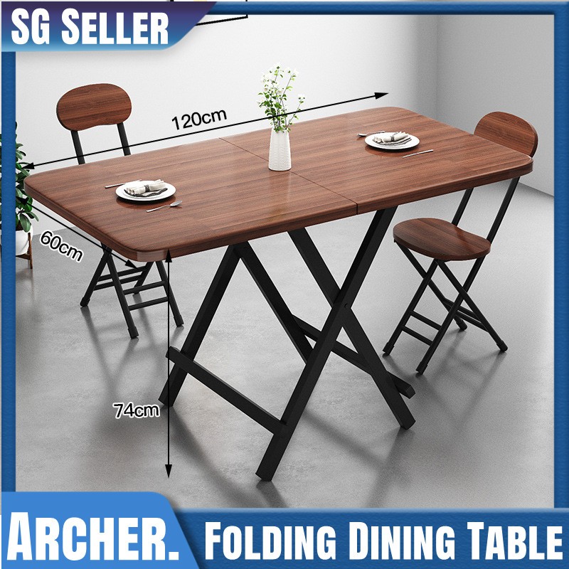 Modern Style PC Table Folding Desk Writing Computer Desk Space Saving ...