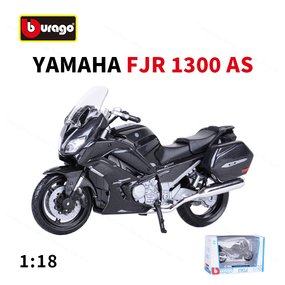 Bburago 1:18 Yamaha FJR 1300 AS Static Die Cast Vehicles Collectible ...