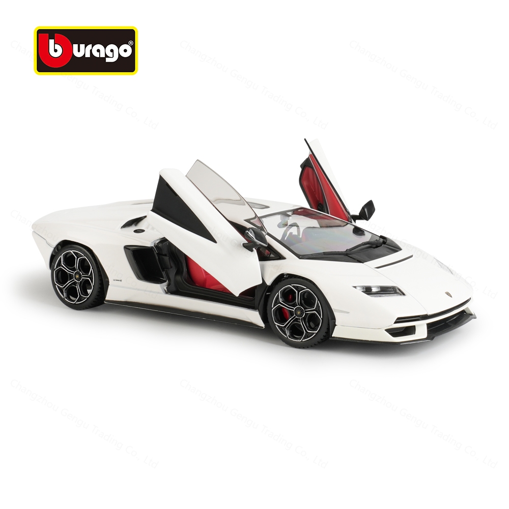 Bburago 1:24 Lamborghini Countach LPI 800-4 Sports Car Static Die Cast ...