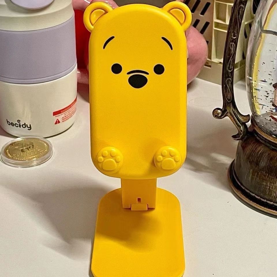 Cute Cartoon Portable Phone Holder Winnie the Pooh Desktop Stand For ...