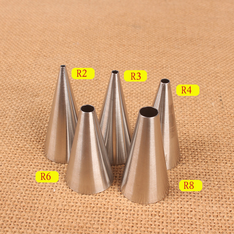Round Hole Cake Icing Piping Nozzles Large Lines Cupcake Decorating ...
