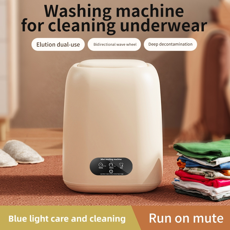 9 L Mini Desktop Washing Machine Portable Multipurpose Turbines Laundry ...