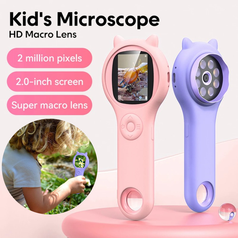 Mini Kids Digital Microscope With Photo Video Function Portable ...