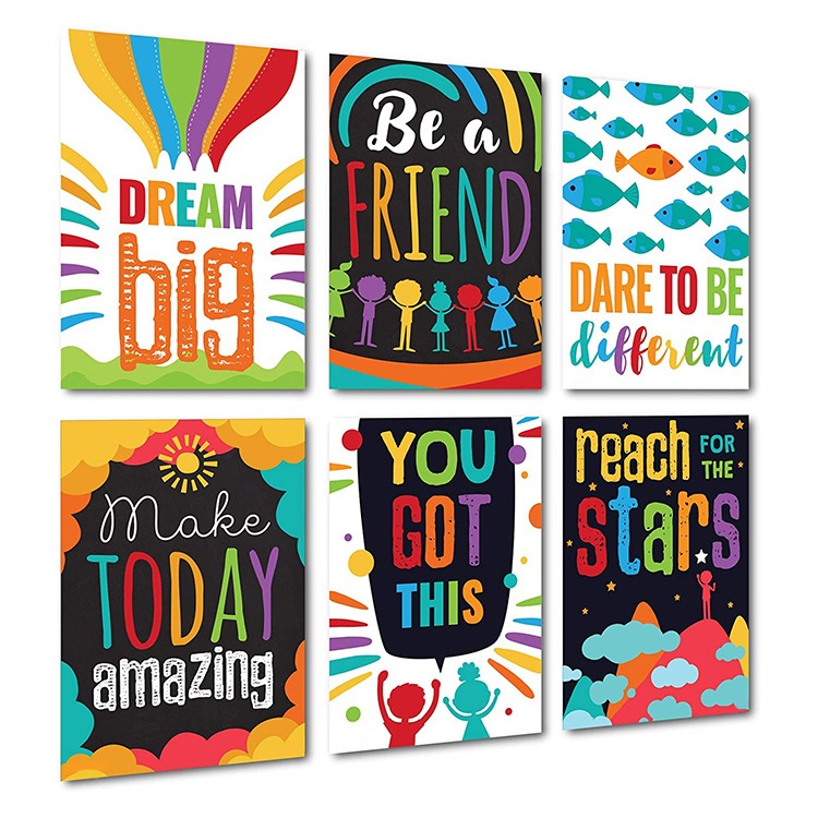 Student Education Inspirational Motivational Posters Kids Growth ...