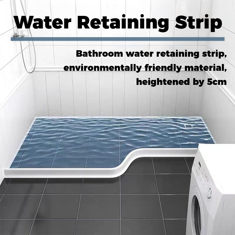 Bathroom Water Blocking Strip5cm Bathroom Water Barrier Strip Kitchen ...
