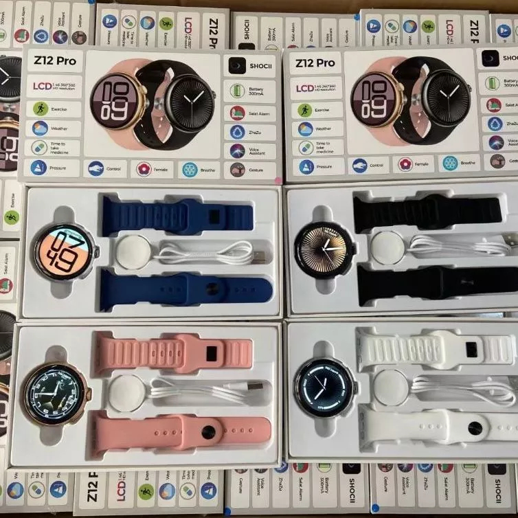 Z12 Pro Smart Watch 2025 BT calls Heart Rate Blood Pressure Waterproof ...