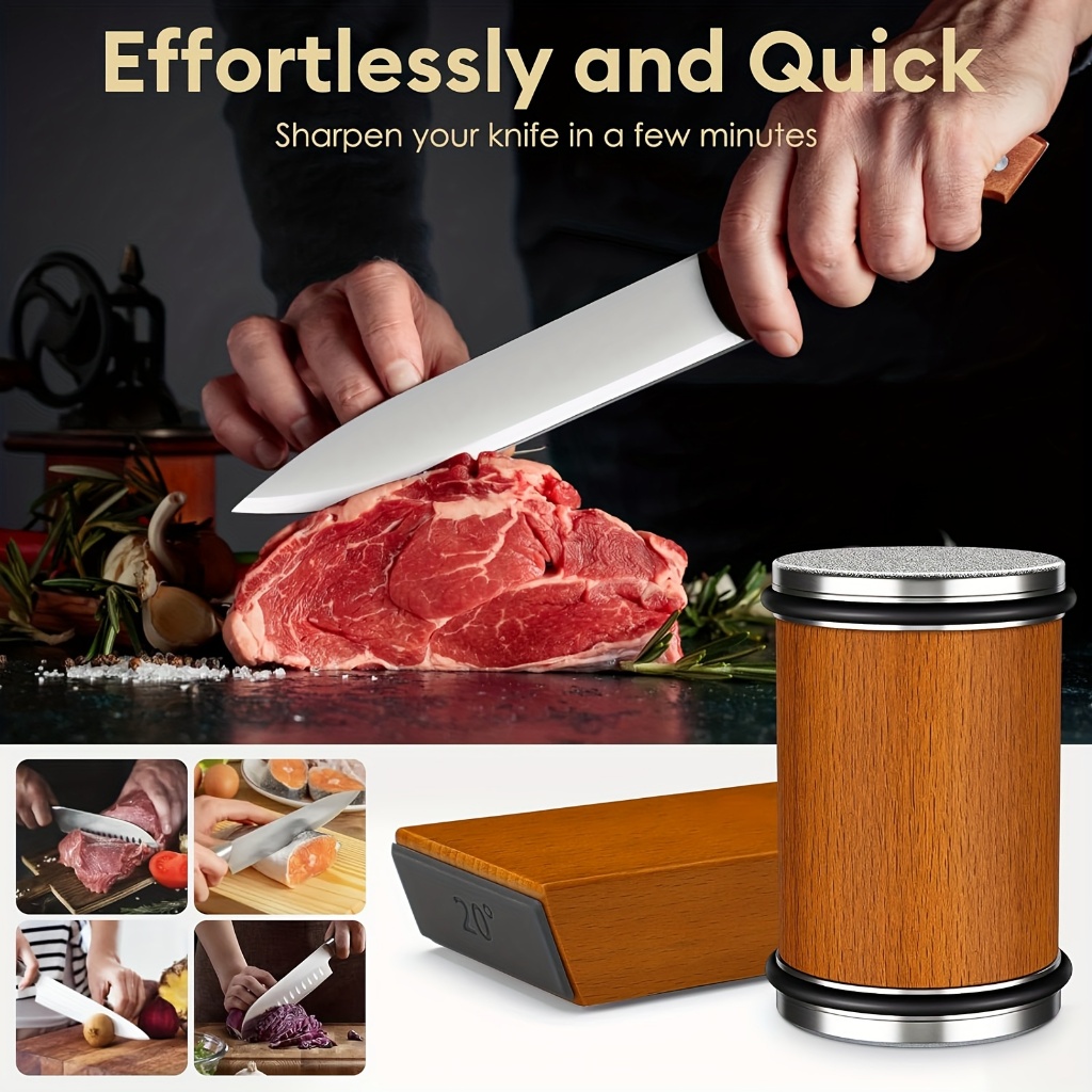 Rolling Knife Sharpener Kit Kitchen Knivies Sharpener Knife Magnetic ...