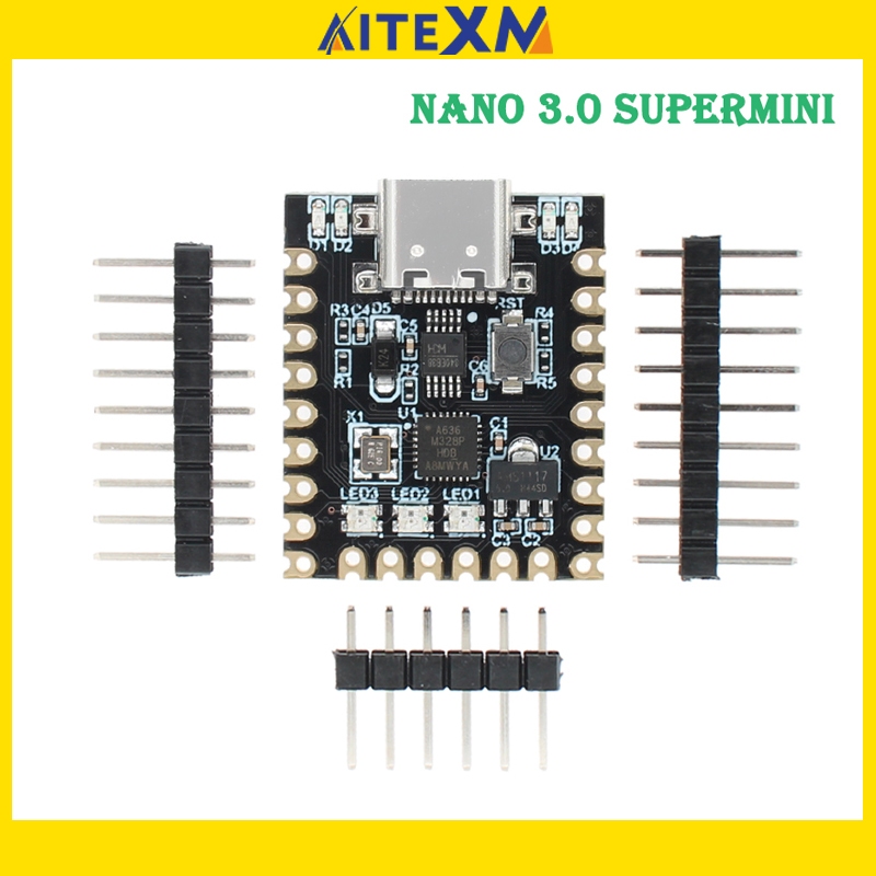 NANO V3.0 / Nano SuperMini Type-C development board atmega328p chip ...