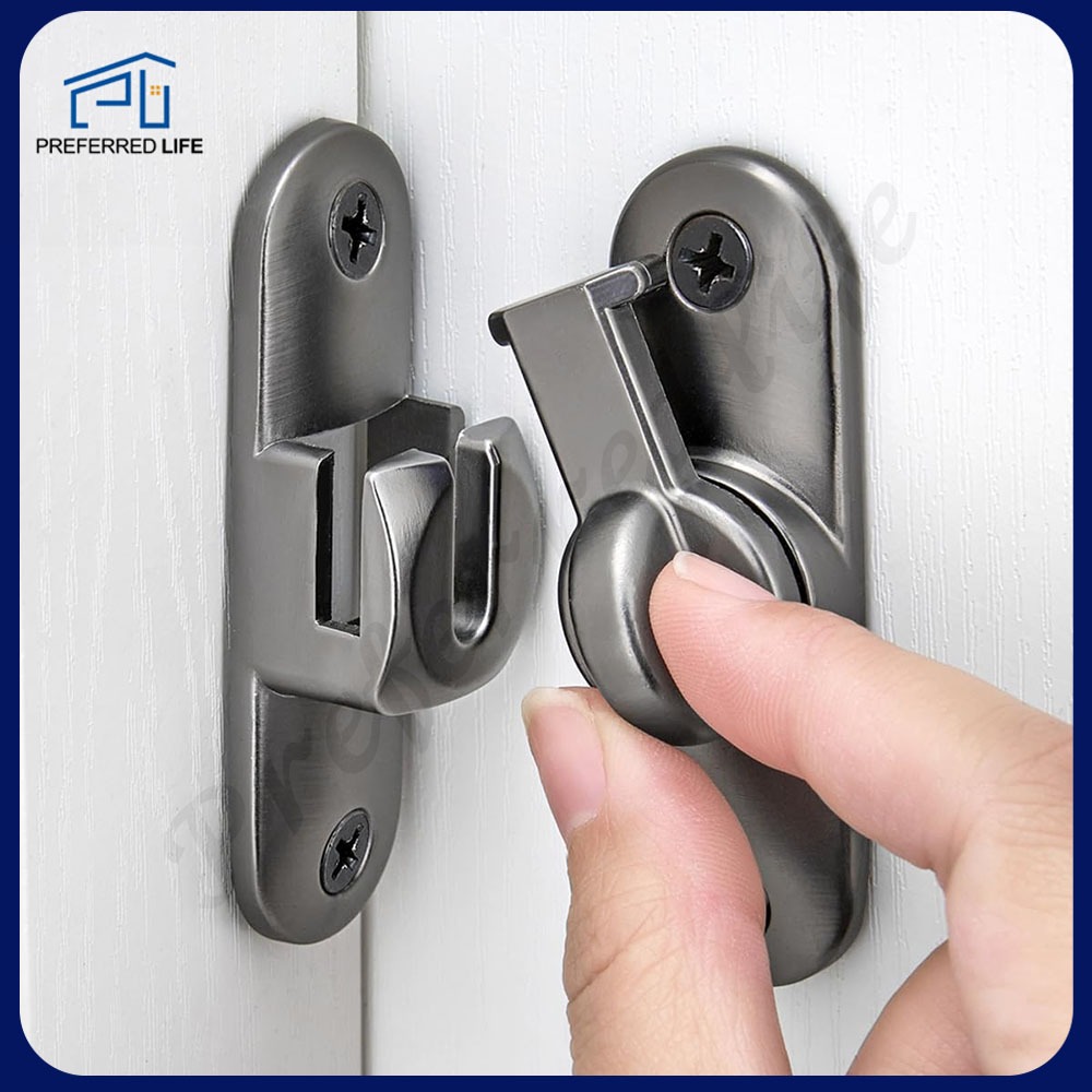 90/180 Degree Flip Door Lock Security Small Door Latch for Garden ...