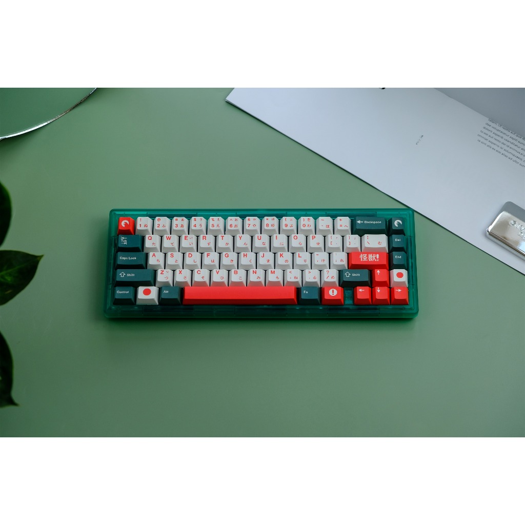 GMK Monsters Keycaps 129 Keys PBT Cherry Profile DYE-SUB Personalized ...