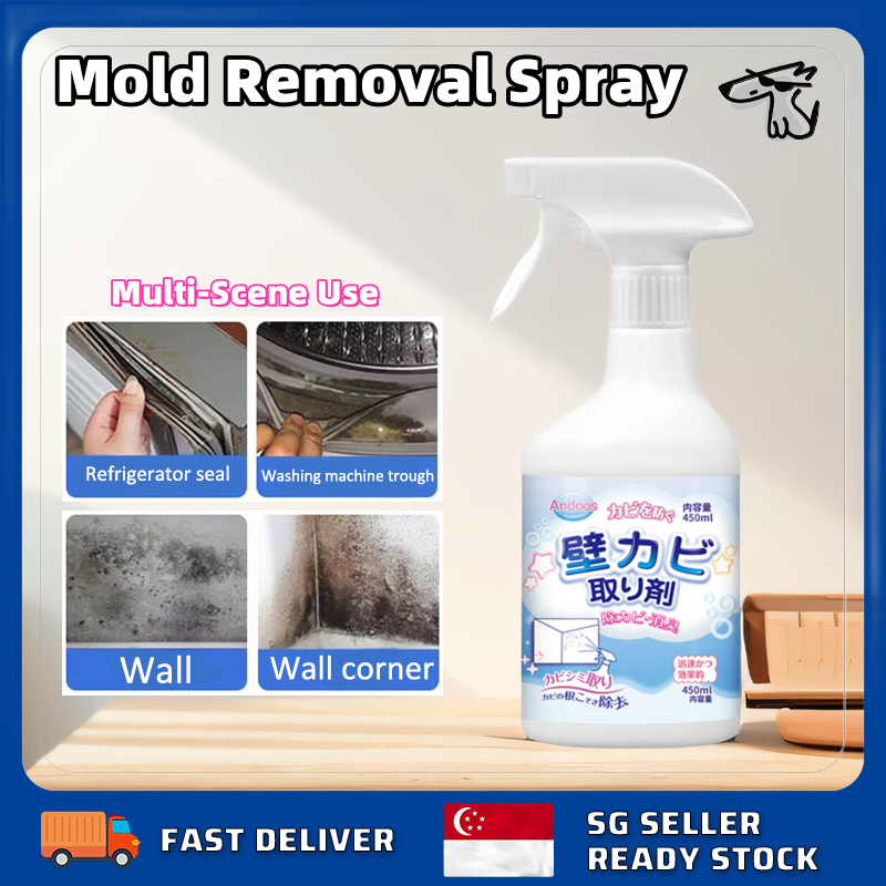 [SG Stock]Japan Wall Mould Remover Spray Mold Removal For Wall,Ceilings ...