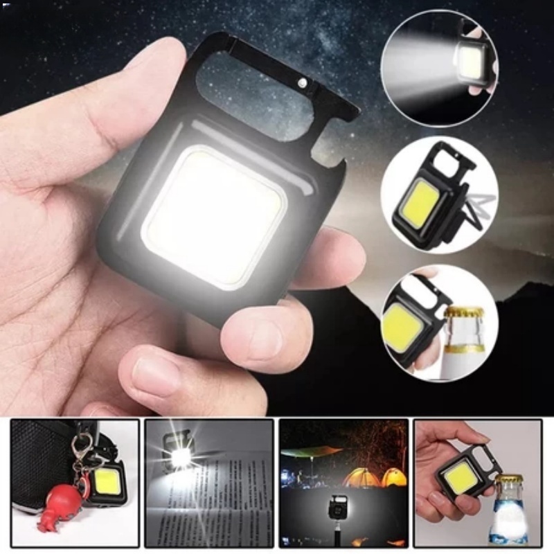 Keychain LED Emergency Light Ultra Bright Watreproof Rechargeable Long ...