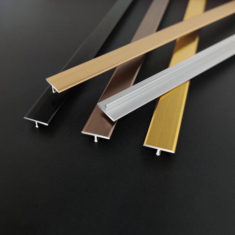 100cm Thicken Aluminum alloy T-shaped strip embedded floor threshold ...