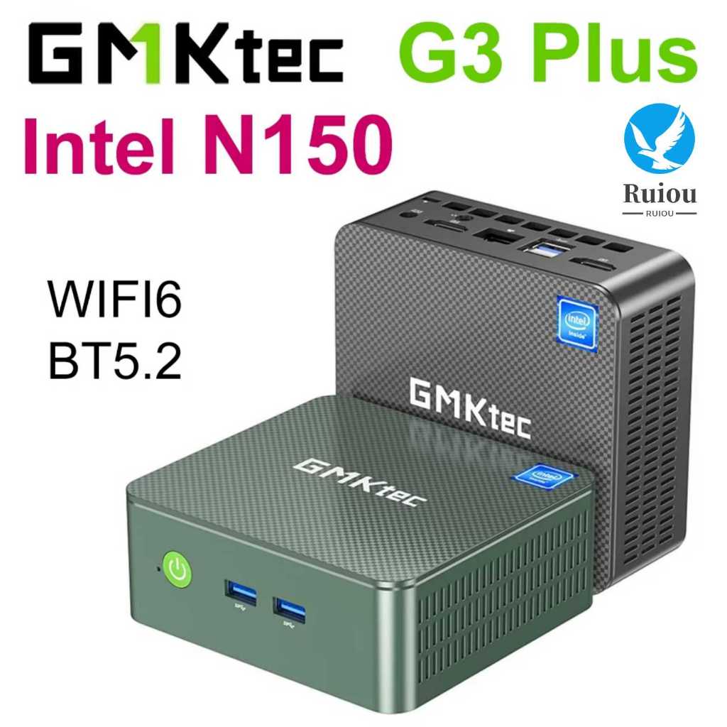 GMKtec G3 Plus MINI PC Intel Twin Lake N150 Windows 11 Pro DDR4 M.2 SSD ...