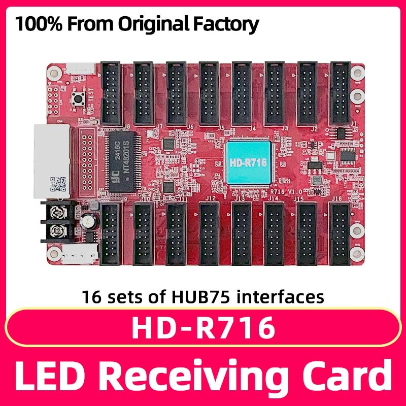 Huidu HD-R716 Full Color LED Display Reception Card Electronic Video ...