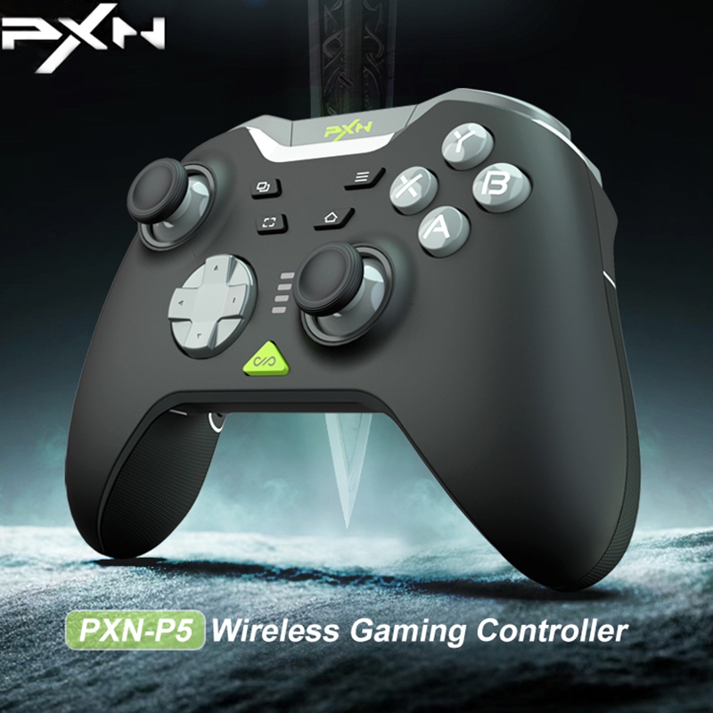 PXN P5 Gamepads Wireless Bluetooth Gaming Controller for PC Windows / Switch/IOS 16+/Android 8.0 ...