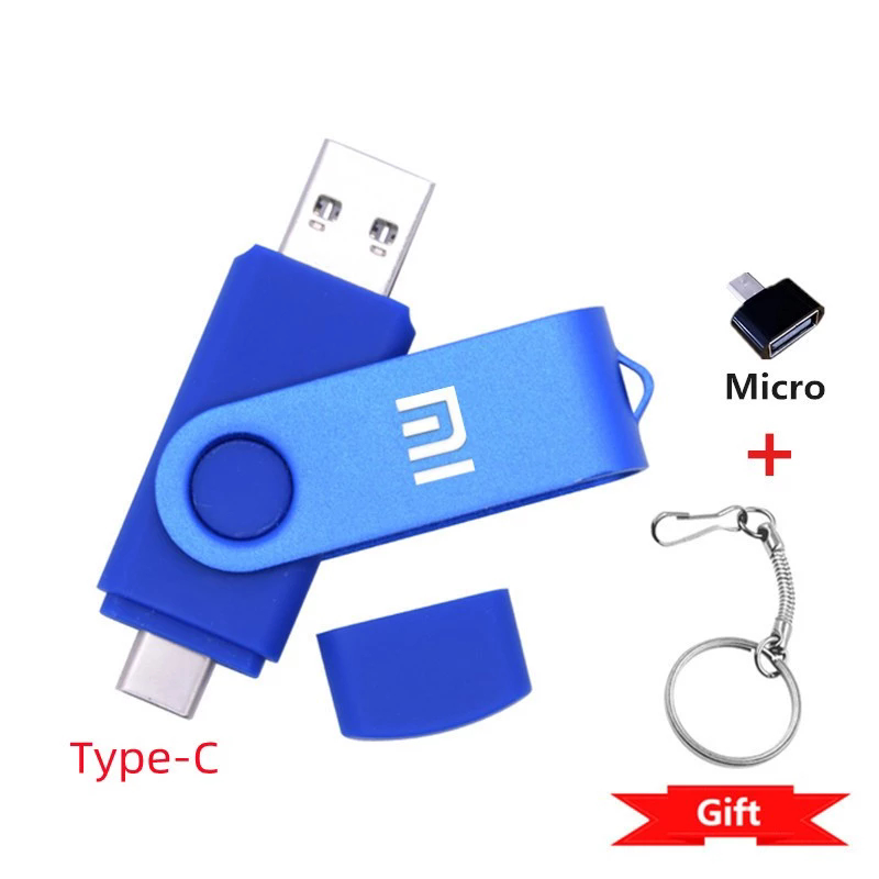 2TB OTG 3-in-1 USB Micro Type-c Flash Drive 1TB 512GB 256GB 128GB 64GB ...