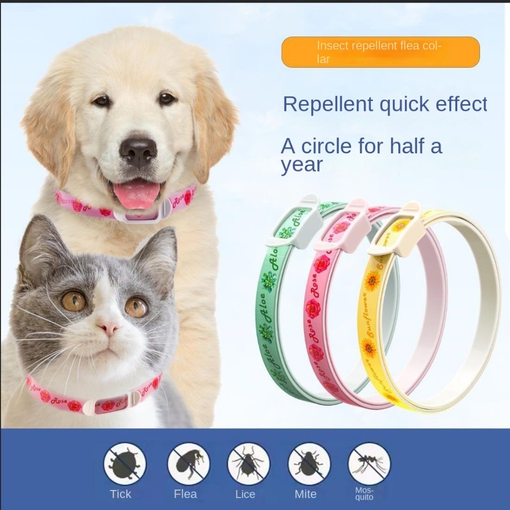 Insect repellent collar for dogs, mosquito repellent device for cats ...