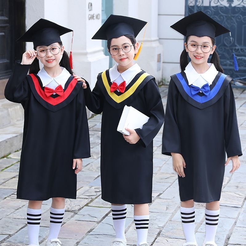 Children's Gown of Doctor Degree Kindergarten Graduation Dress Clothing ...