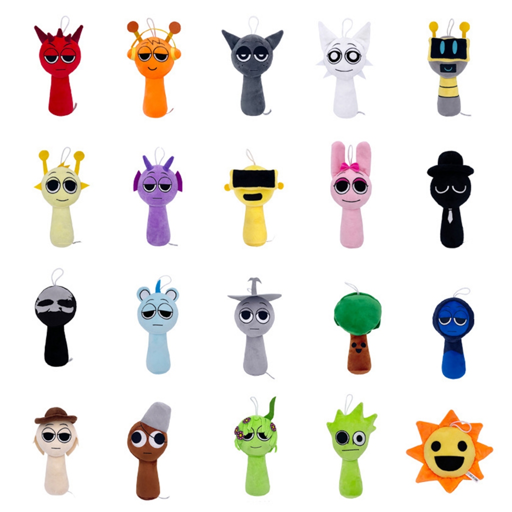 Sprunki Rhythm Box Cartoon Stuffed Doll Plush Toy Adorable Soft ...