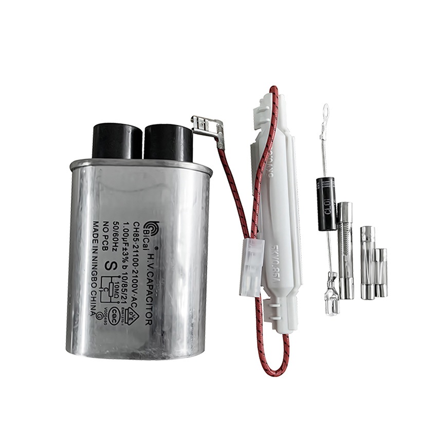 Microwave Oven High Voltage Capacitor Power Fuse High Voltage Diode ...