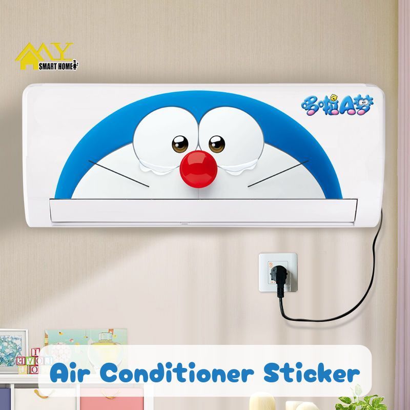 Doraemon Air Conditioner Sticker 25*90cm decoration Cartoon small room ...