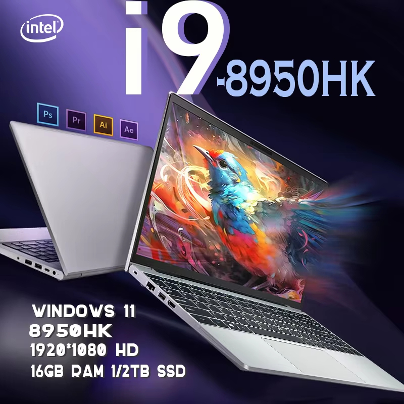 Ultra Slim Laptop Intel Core i9-8950HK Laptop computer 16GB RAM 2TB SSD ...