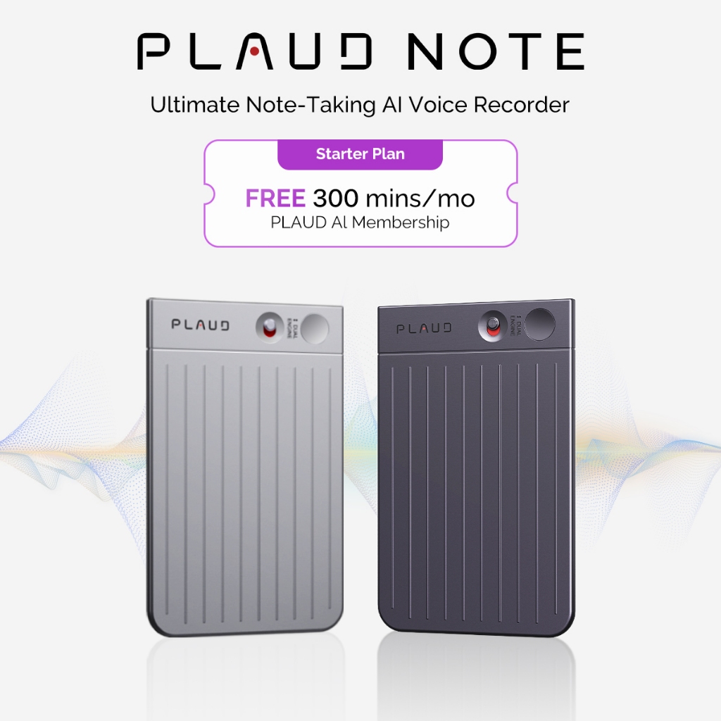 [Official] PLAUD NOTE AI Voice Recorder, AI Note Taker for Meetings ...