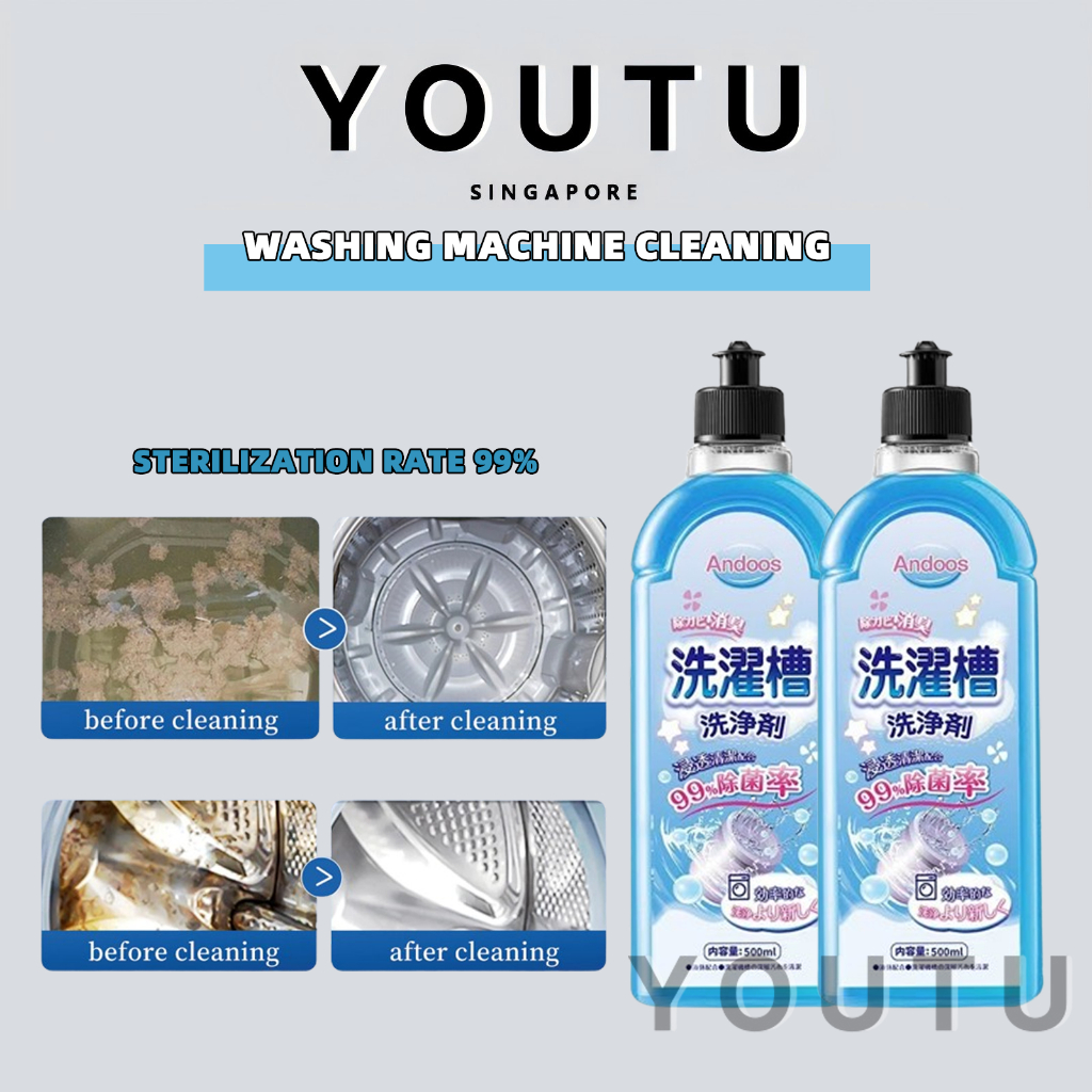 Washing Machine Cleaner Liquid Mold Remover Deodorant Elimination No ...