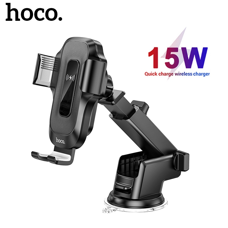 HOCO HW3 15W Wireless Car Phone Holder Automatic Induction Qi Wireless ...