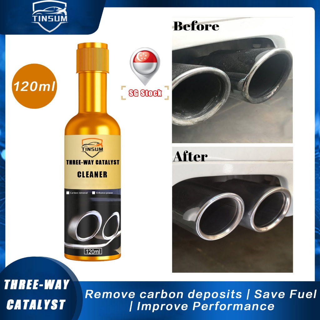 【SG Stock】Automotive three-way catalytic cleaner| engine internal non ...