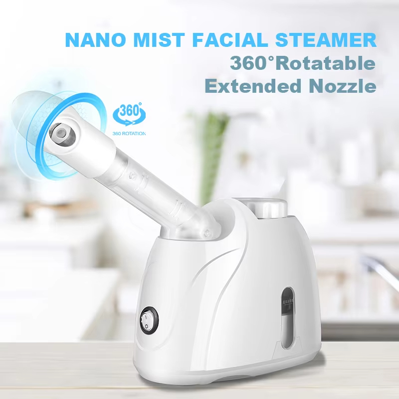 Ozone Facial Steamer Warm Mist Humidifier for Face Deep Cleaning ...